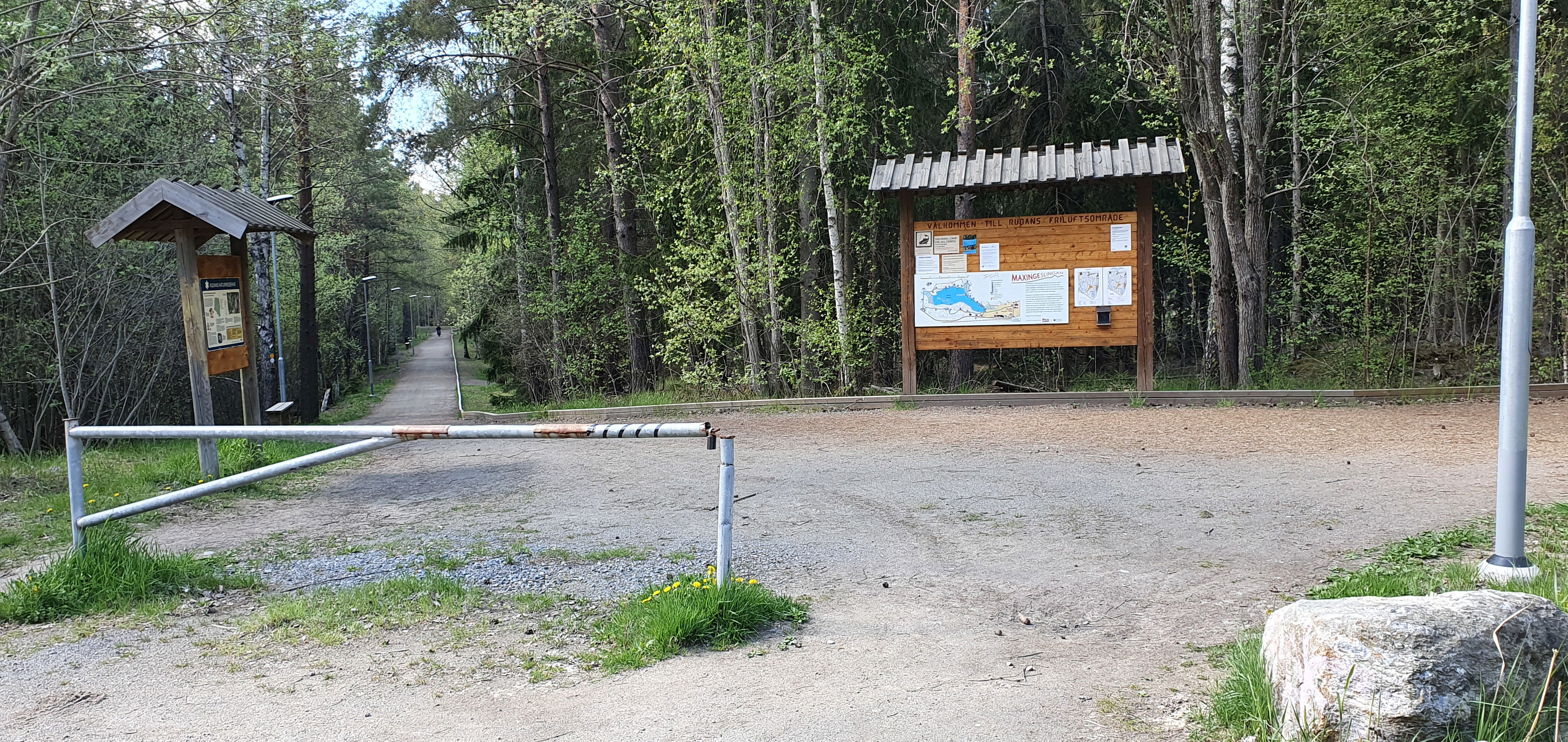 Parkering Rudan - handikapparkering — Naturkartan