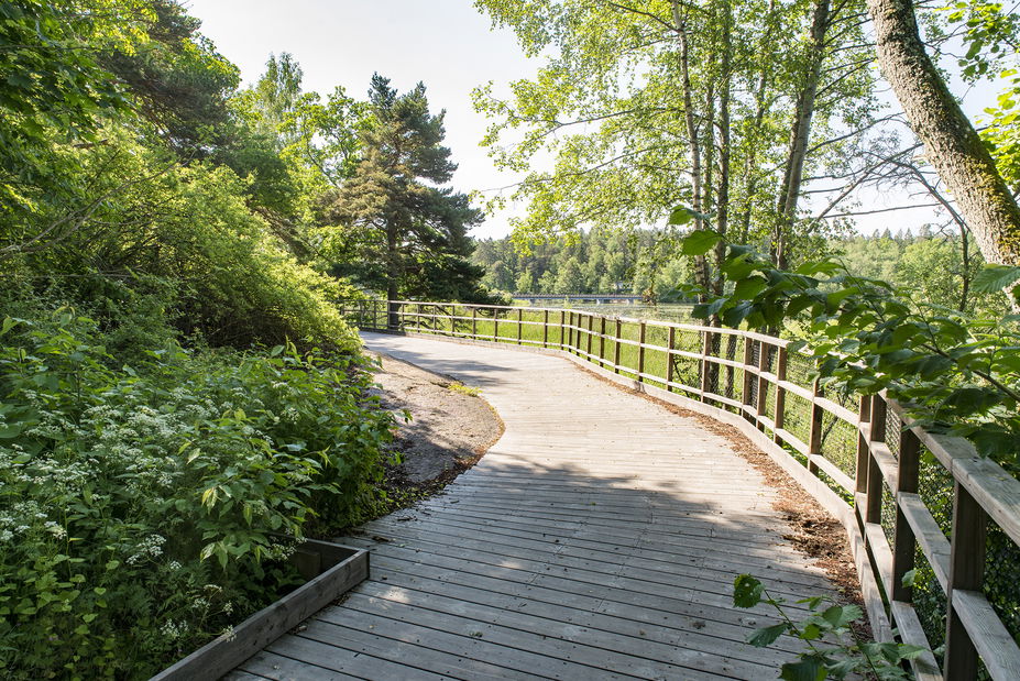 Strandpromenaden, Farsta strand — Naturkartan