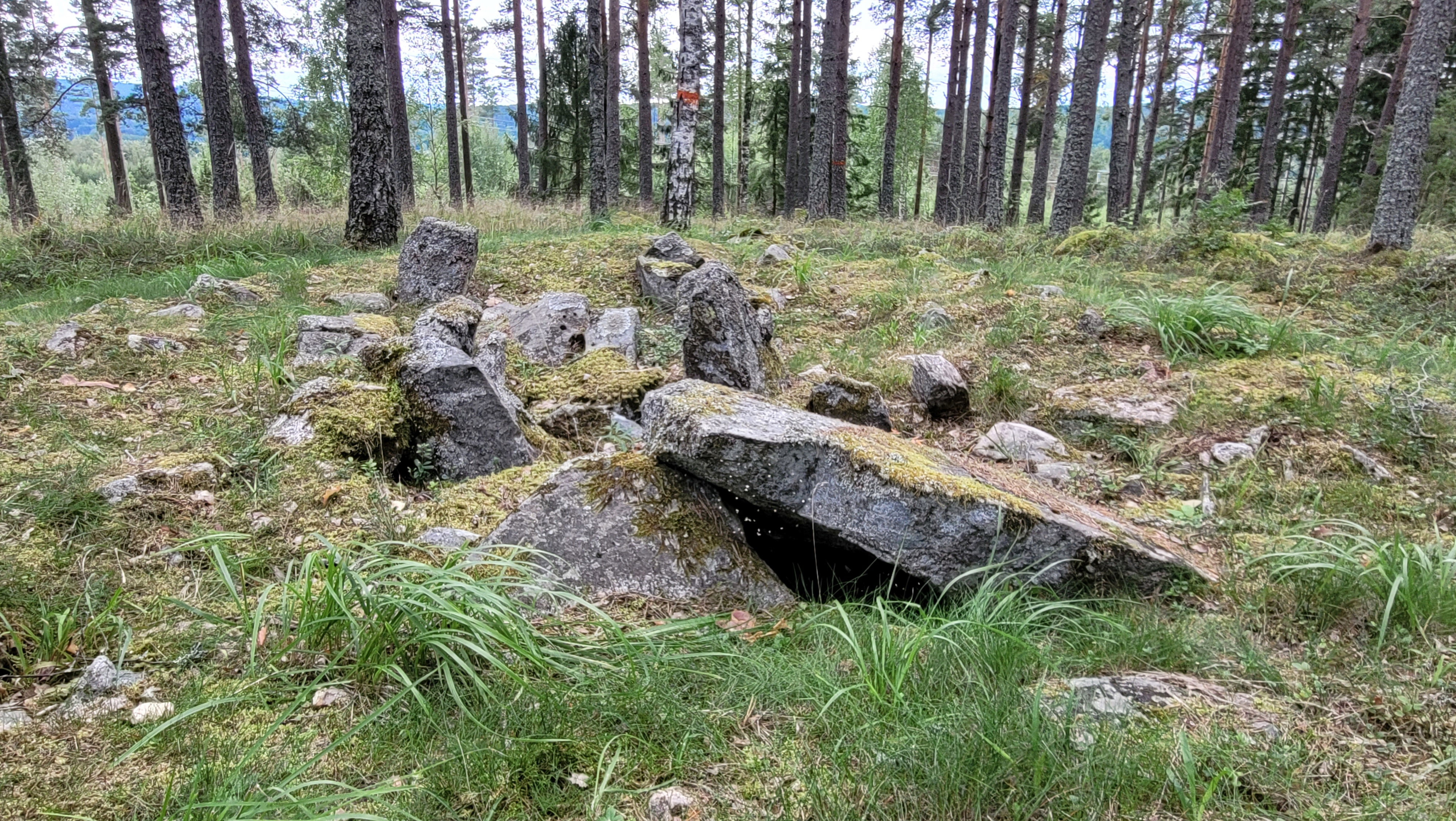 Ancient find, stone cist — Naturkartan